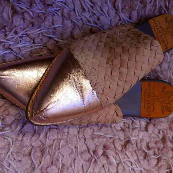 Mayan Roots | Shoes | Mayan Roots Womens Tan Venice Open Back Shoe ...